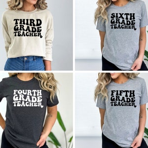 Teacher SVG Bundle, Grade Level Svg Bundle, Wavy Text Bundle, Teacher ...