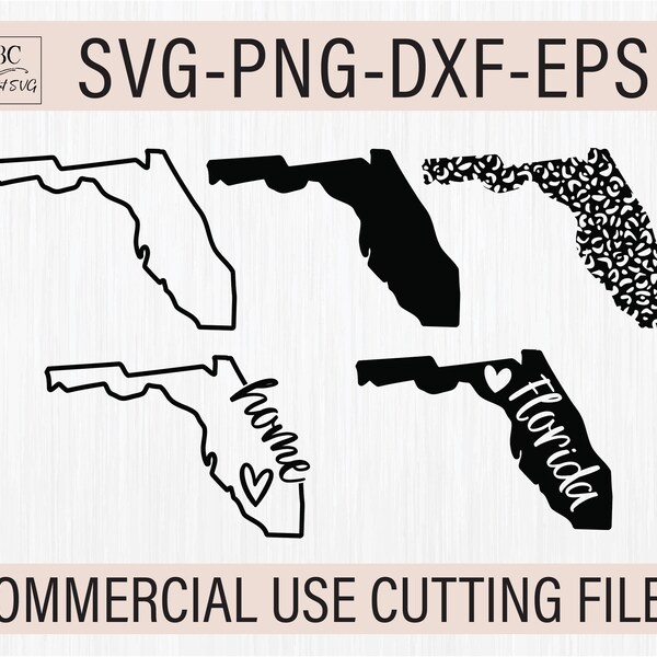 Florida Home Svg - Etsy