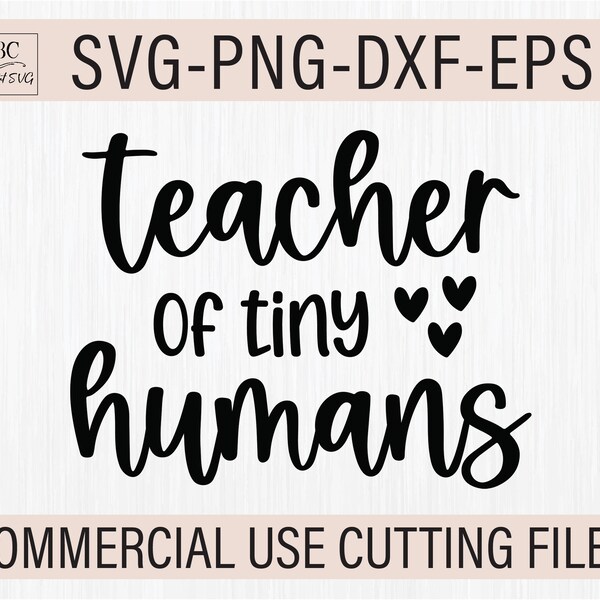 Teacher of Tiny Humans - Etsy