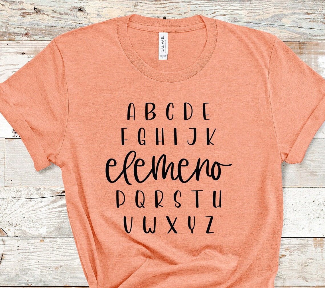 Elemeno SVG Alphabet Elemeno SVG Teacher Svg Back to School | Etsy