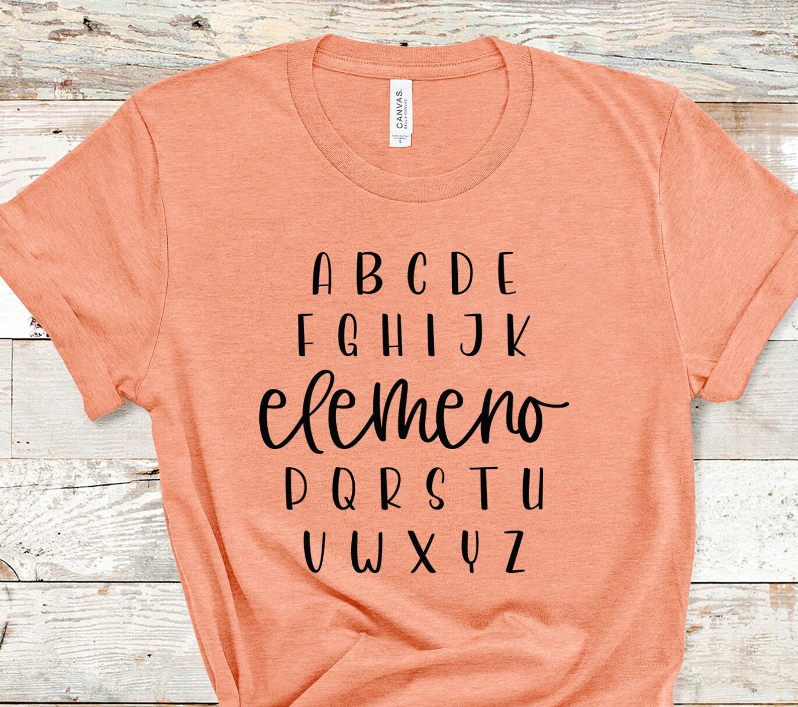 Elemeno SVG Alphabet Elemeno SVG Teacher Svg Back to School | Etsy