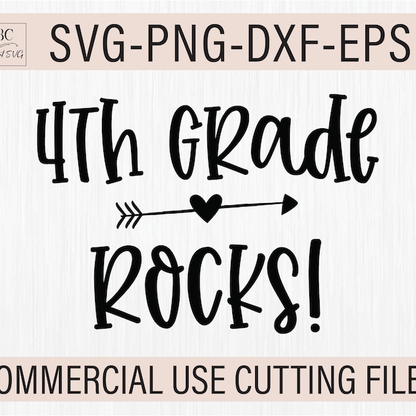 4th Grade Rocks - Etsy