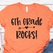 6th Grade Rocks SVG Sixth Grade Rocks Svg Teacher Digital - Etsy