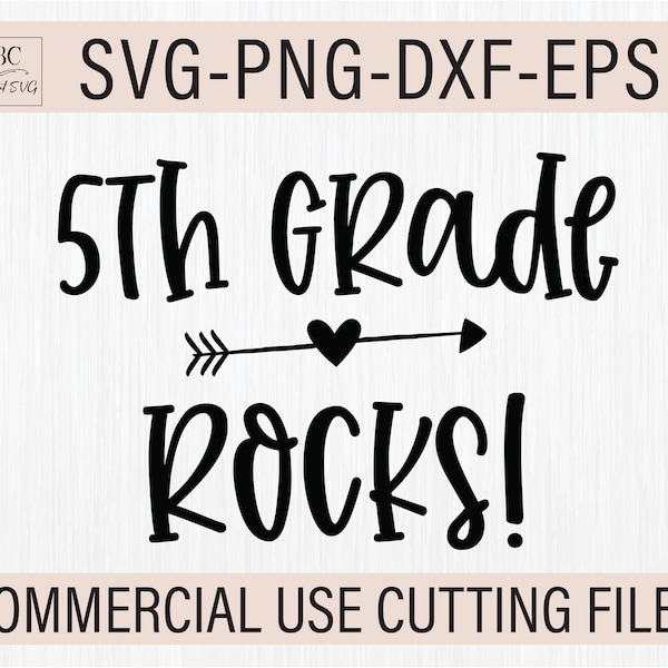 5th Grade Rocks - Etsy