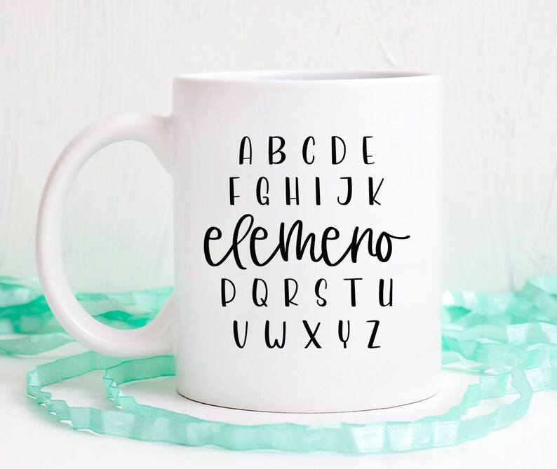 Elemeno SVG Alphabet Elemeno SVG Teacher Svg Back to School | Etsy