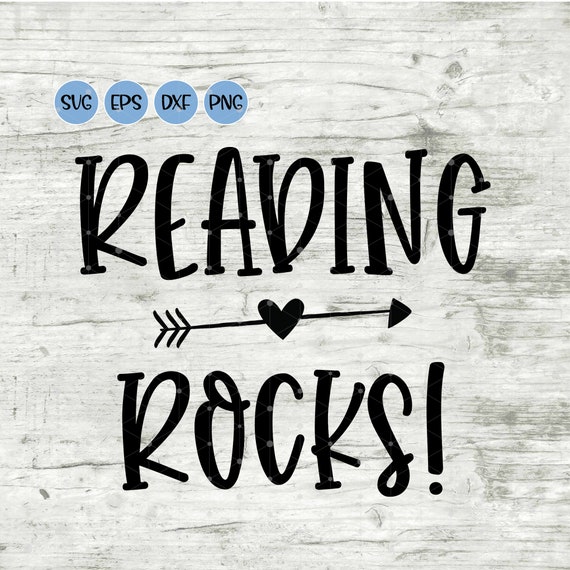 Reading Rocks SVG Reading Teacher Shirt SVG Teacher Shirt - Etsy