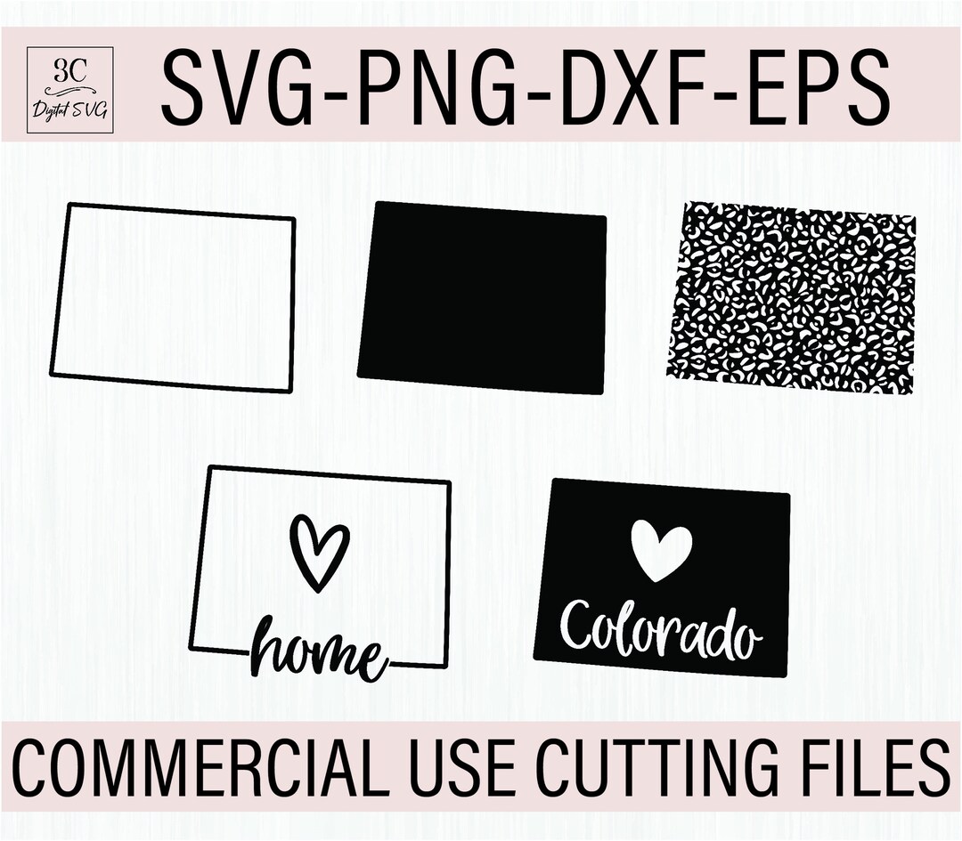 Colorado SVG Bundle, Colorado Outline Clipart, Colorado Shirt Svg ...