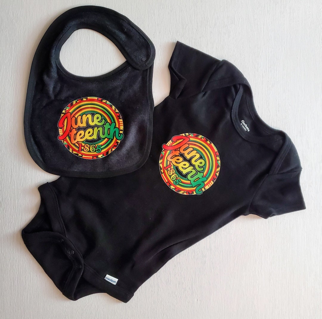 Juneteenth Baby Bodysuit and Bib Set, Freedom, Independence Day - Etsy