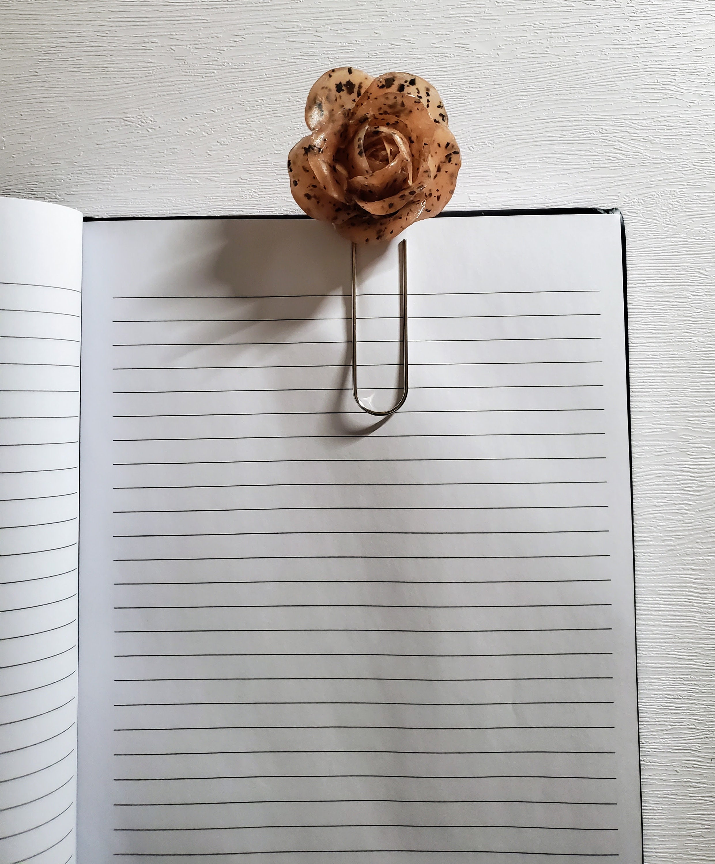 Flower Bookmark, Paper Clips, Resin, Book Lover Gift, Sensory Gift - Etsy