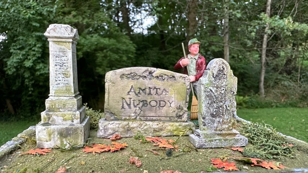 Set 7 Distressed Cemetery Tombstones 3 Piece Set - Etsy