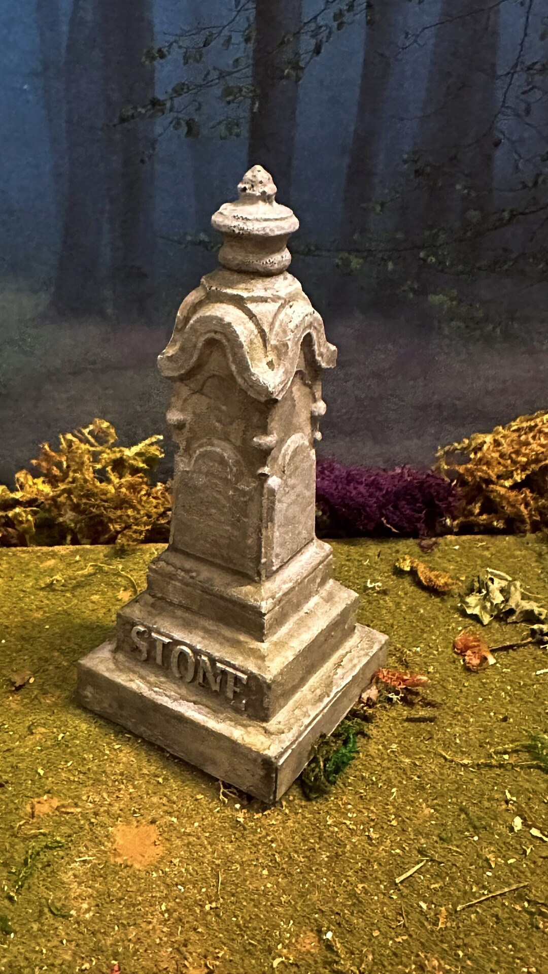 Distressed Halloween Cemetery Tombstone 'stone' Large Size - Etsy