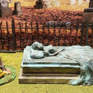 Miniature Distressed Tombstone Cemetery Crypt Girl - Etsy