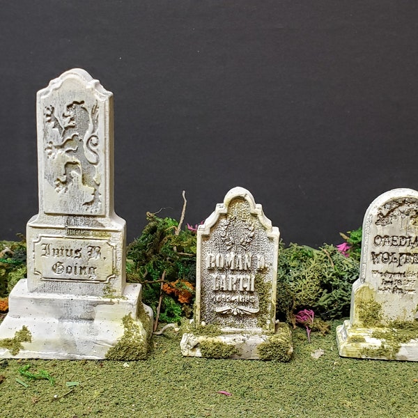 Miniature Tombstones - Etsy