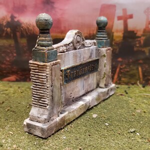 Distressed Miniature Frankenstein Tombstone - Etsy