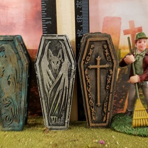 Distressed Miniature Coffins 3 Pieces - Etsy