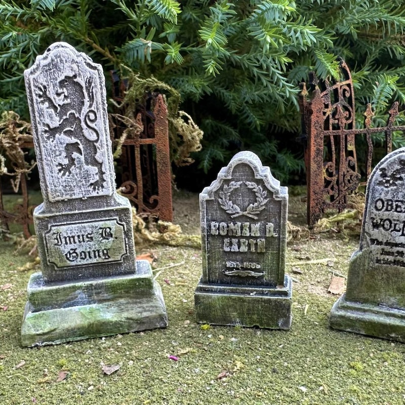 Miniature Tombstones - Etsy