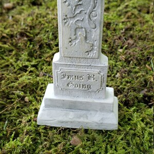 Set of 3 Distressed Miniature Tombstones , Cemetary - Etsy