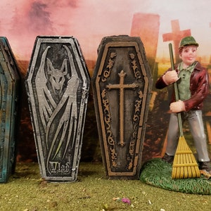 Distressed Miniature Coffins 3 Pieces - Etsy