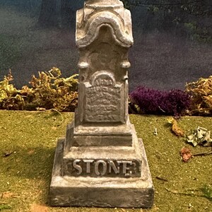 Distressed Halloween Cemetery Tombstone Stone's Large Size - Etsy
