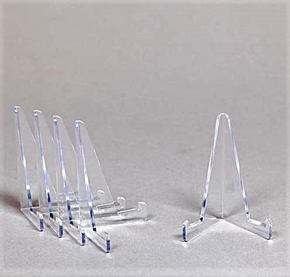 Acrylic Card Stands Crystal Clear Transparent Mini Easel - Etsy