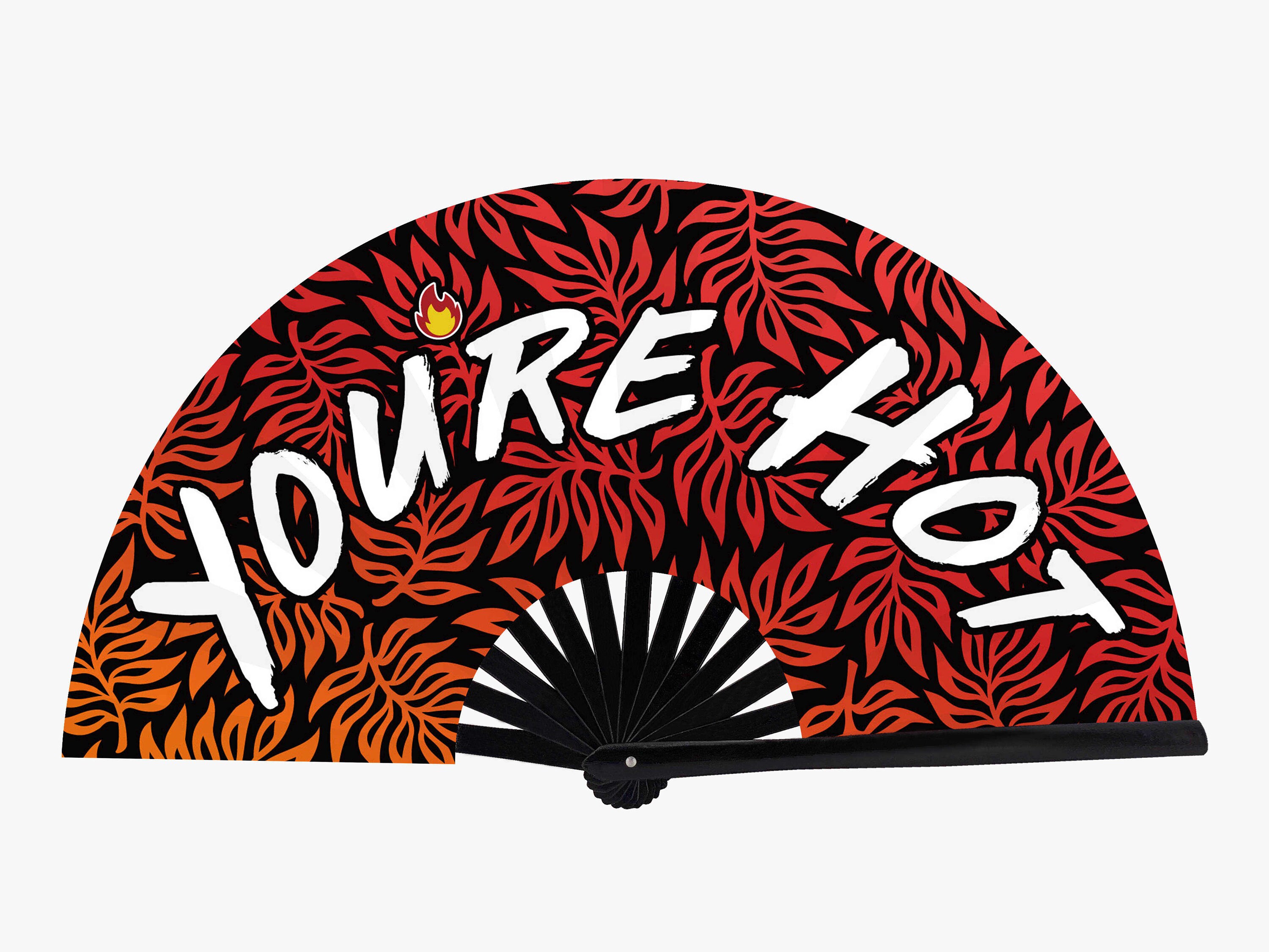 Decorative Rave Hand Fan Large Folding Fans for Festivals - Etsy