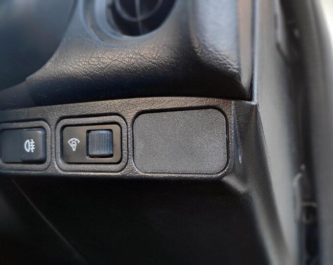 1x Mazda Miata Mx5 Mk1 Dash Switch Blank Plate - Fog Light + Dimmer ...