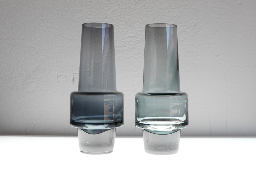 Scandinavian Art Glass Design Vases Mid-century Modern Vintage rockets ...