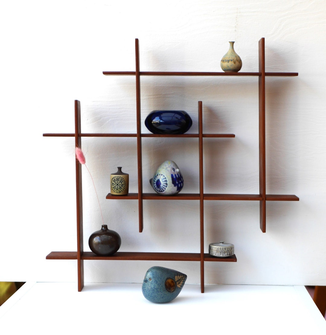 Scandinavian Teak Shelf System Vintage Mid-century Modern Design Wot ...