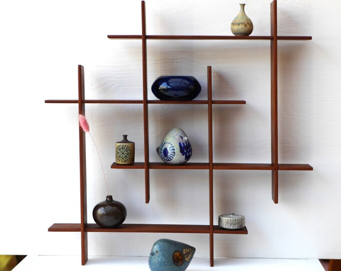 Scandinavian Teak Shelf System Vintage Mid-century Modern Design Wot ...
