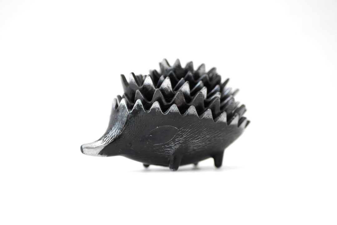 Mid-century Modern Vintage Stackable Hedgehog Metal Figurines, Walter ...