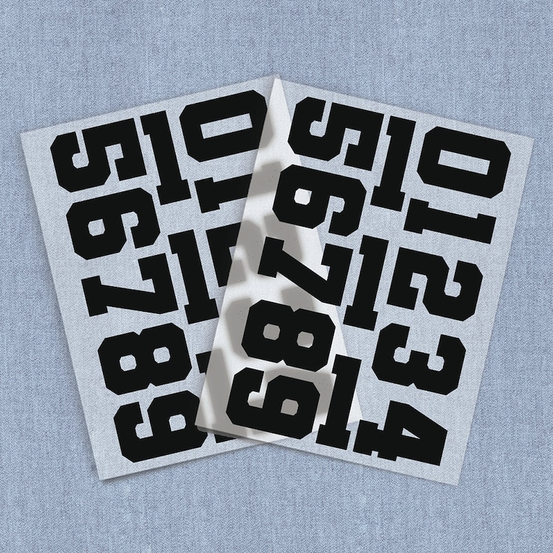 Varsity Numbers - Etsy