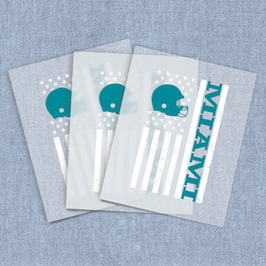 Miami Football DTF Heat Transfer, Sports Team Direct-to-film Transfers ...