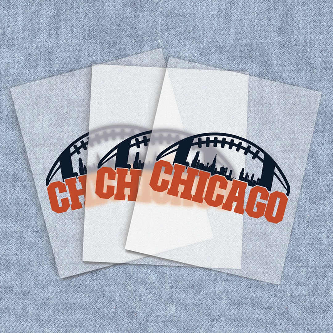Chicago Football DTF Heat Transfer, Sports Team Direct-to-film ...