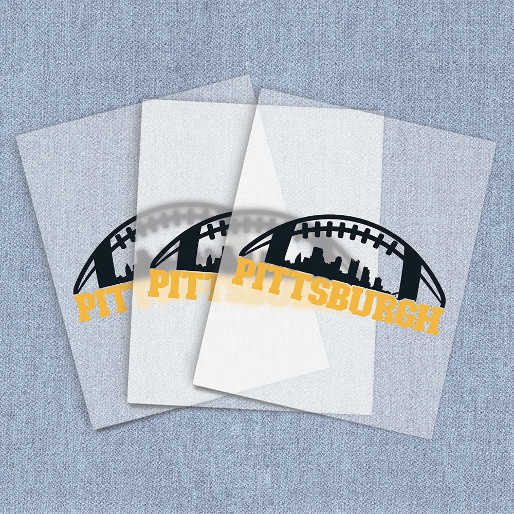 Pittsburgh Football DTF Heat Transfer, Sports Team Direct-to-film ...