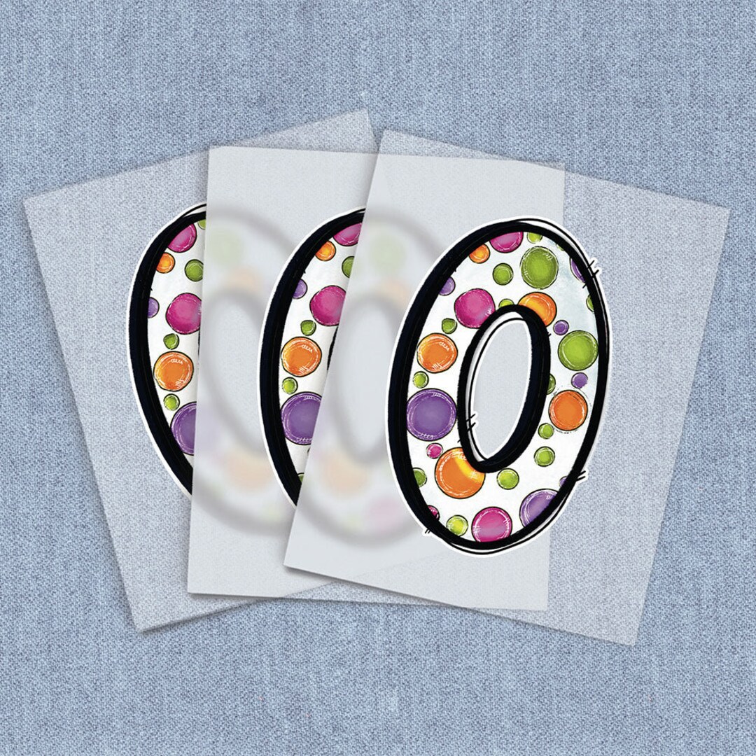 O Colorful Bubbles, DTF Heat Transfer, Iron-on Transfer, Direct-to-film ...