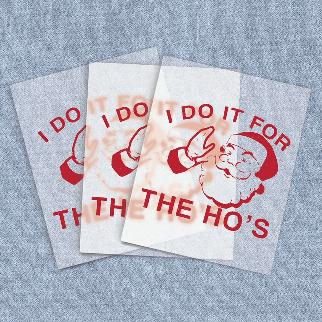 For the Ho's Direct-to-film Transfers, Christmas DTF Heat Transfer ...