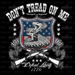 Defend Liberty W/ Crest DTF Heat Transfer, Iron-on Transfer, Direct-to ...