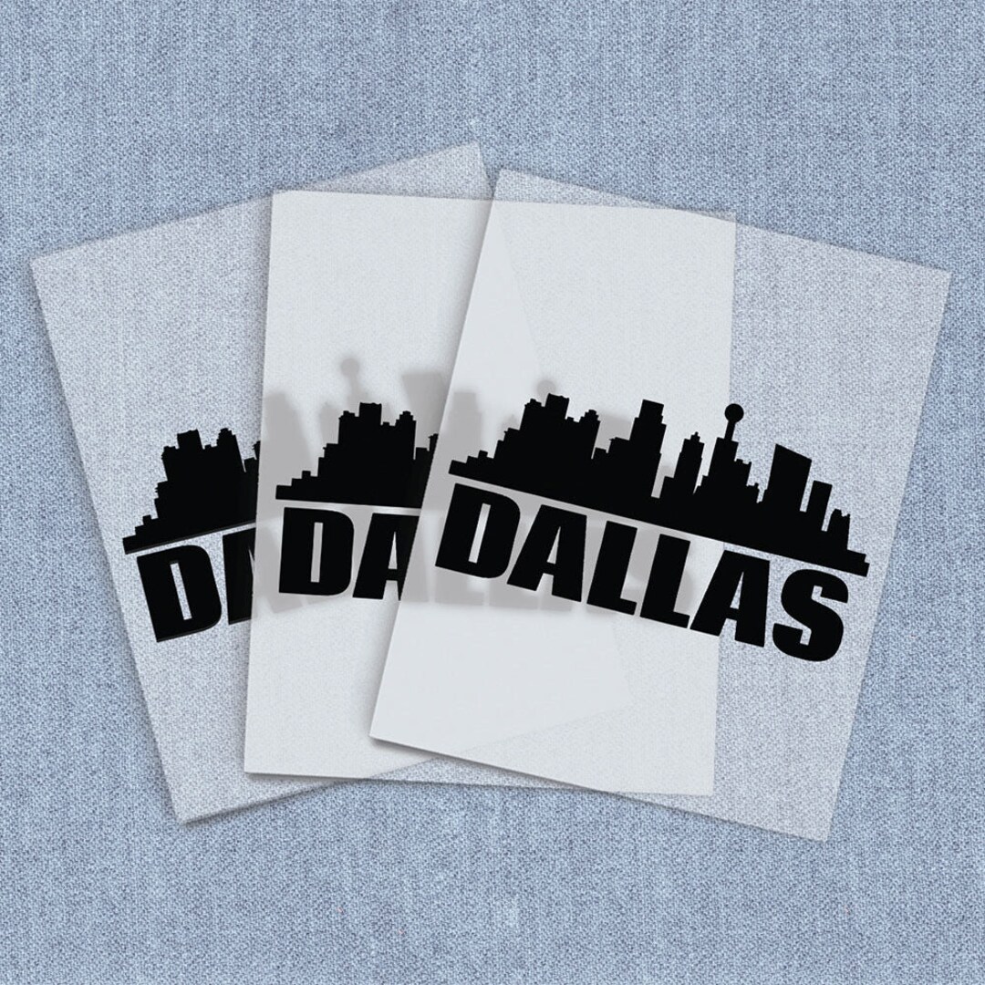 Dallas, DTF Heat Transfer, Dallas Iron-on Transfer, Direct-to-film Home ...