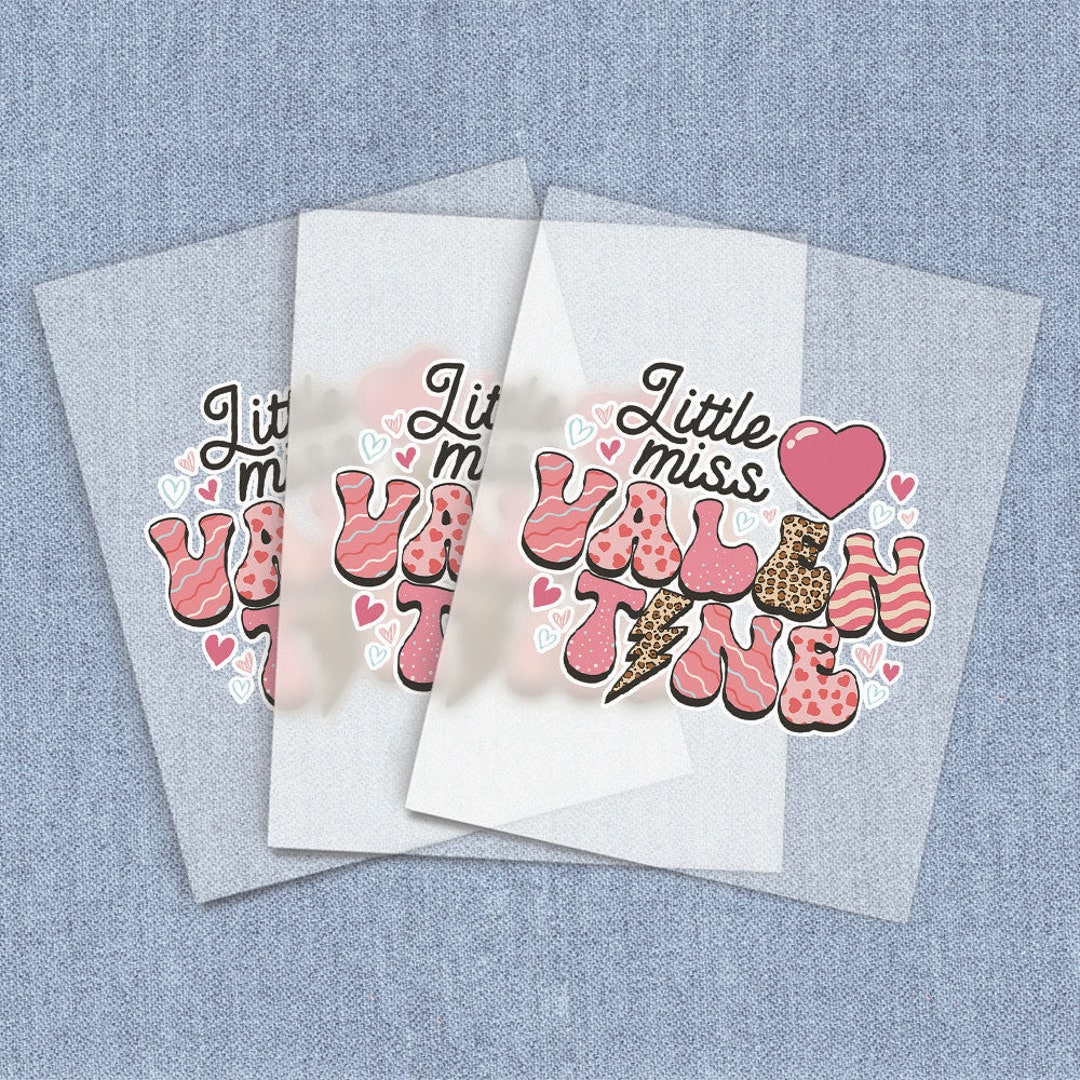 Little Miss V, DTF Heat Transfer, Iron-on Transfer, Direct-to-film Home ...