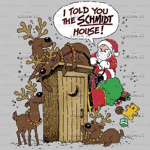 Schmidt House Direct-to-film Transfers, Holiday DTF Heat Transfer, Iron ...