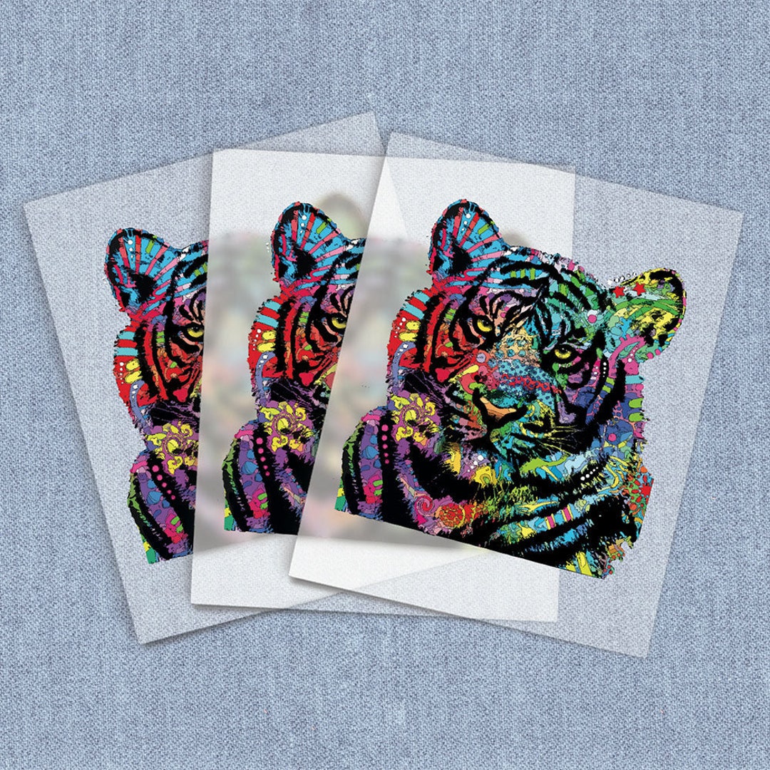 Tiger Eyes Direct-to-film Transfers, Neon DTF Heat Transfer, Iron-on ...