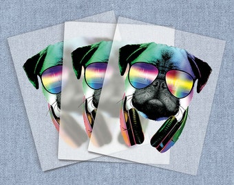 MM Gangsta Pose Iron-on Heat Transfer, Guns, Tattoos, DTF Transfers ...