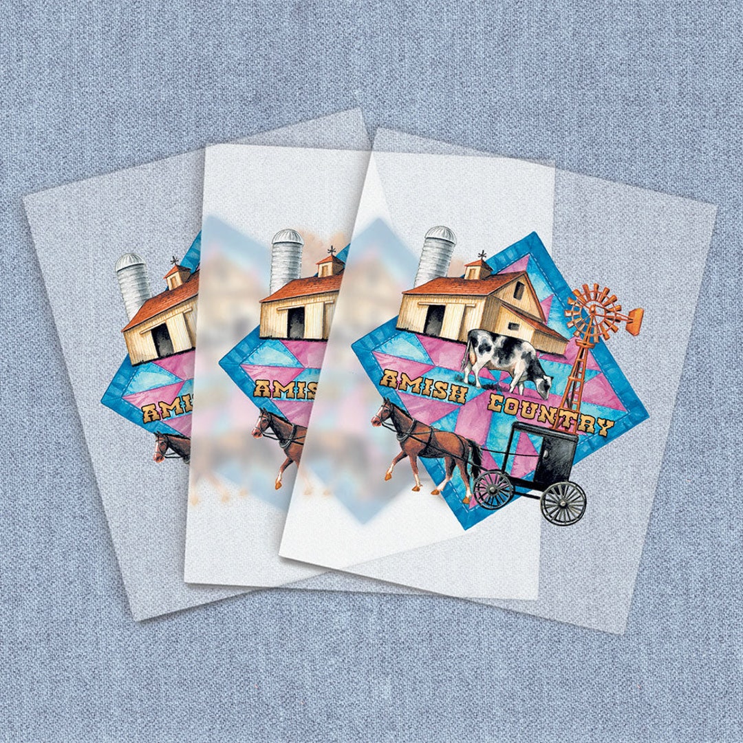 Amish Country Mural Direct-to-film Transfers, Floral DTF Heat Transfer ...