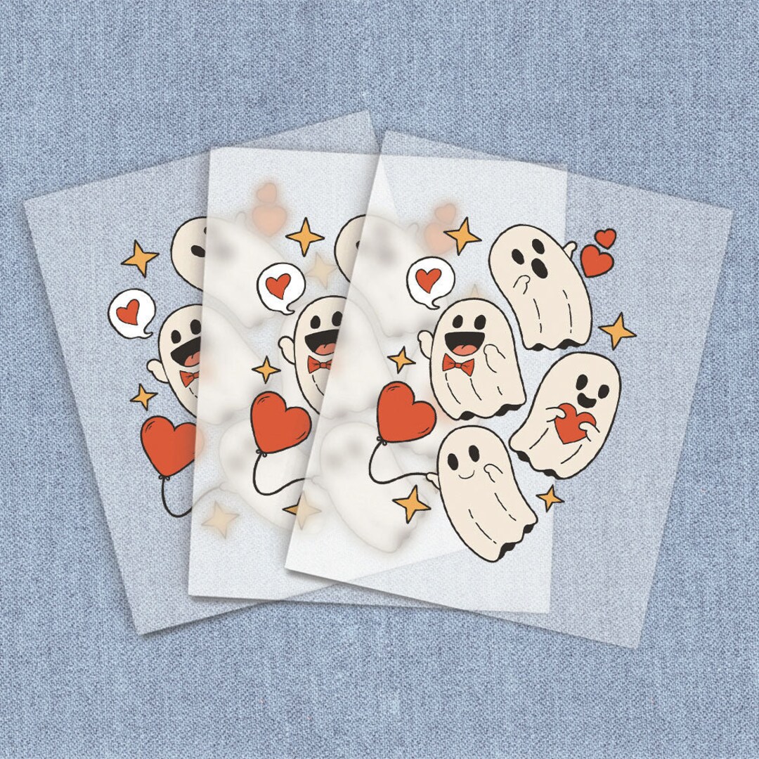 Ghosts, DTF Heat Transfer, Iron-on Transfer, Direct-to-film Home Iron ...