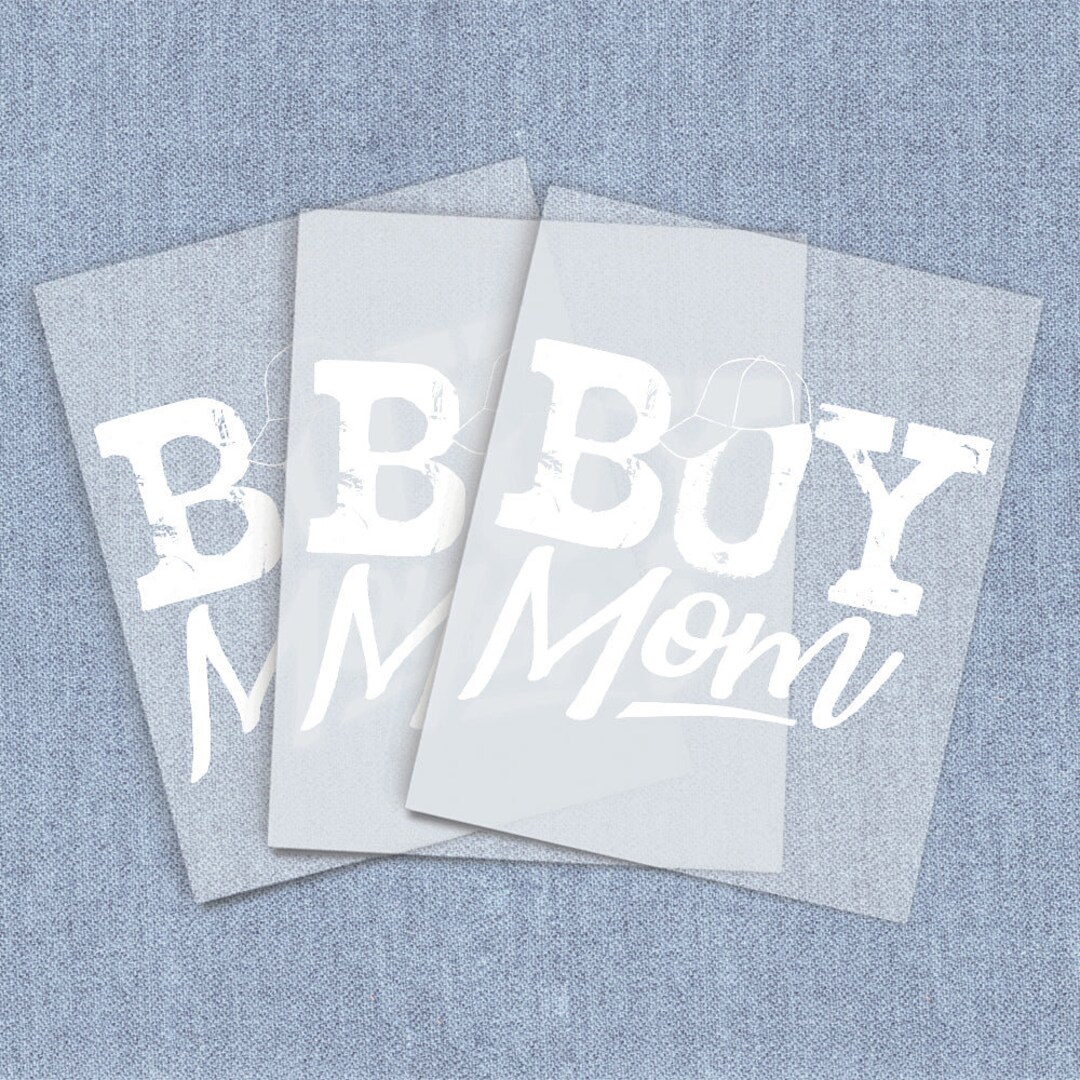 Humor and Novelty DTF Heat Transfer, Boy Mom Direct-to-film Iron-on ...
