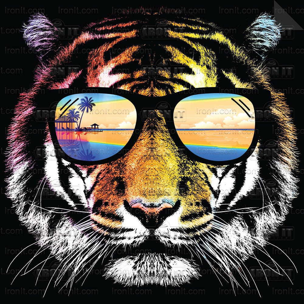 Wildlife DTF Heat Transfer, Summer Tiger Direct-to-film Iron-on ...