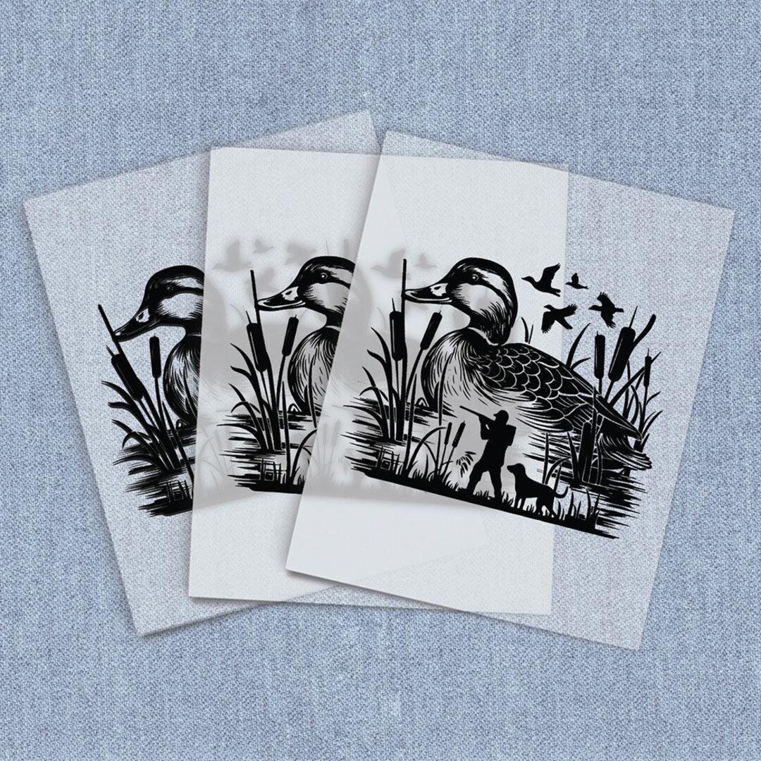 Duck Hunting, DTF Heat Transfer, Iron-on Transfer, Direct-to-film Home ...