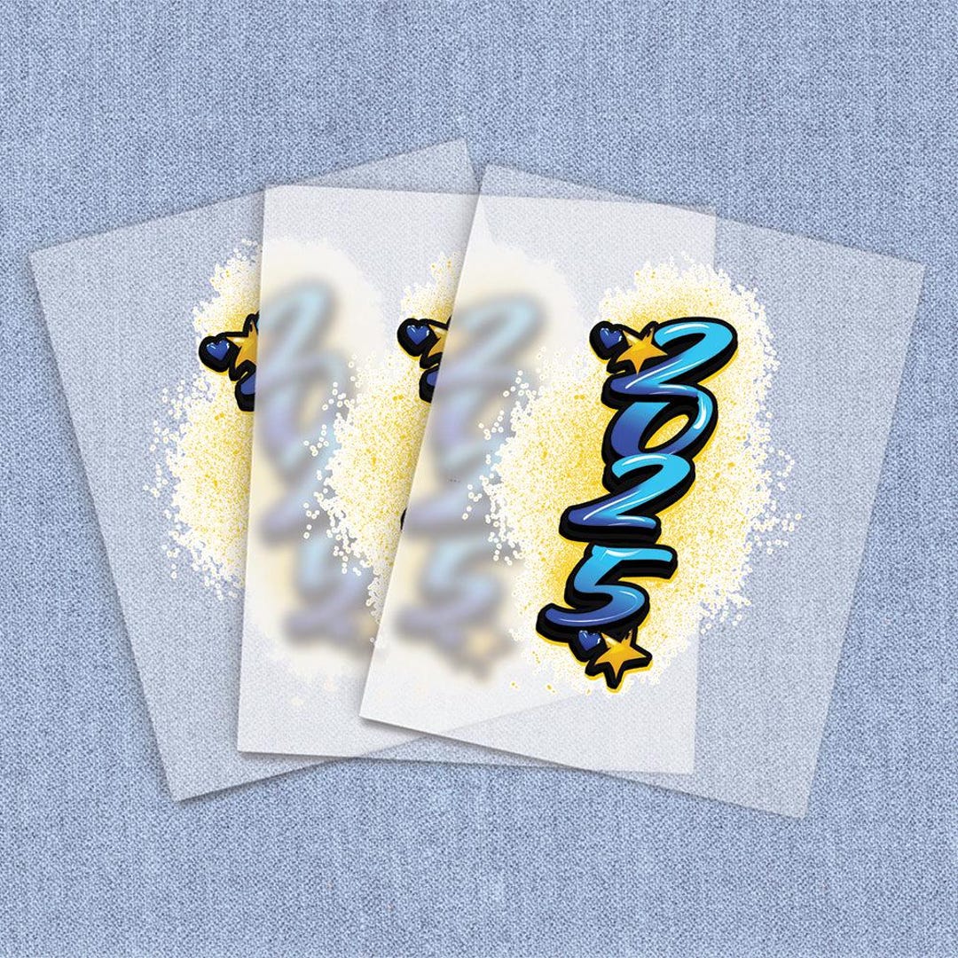 Vertical 2025 Burst, DTF Heat Transfer, Iron-on Transfer, Direct-to ...