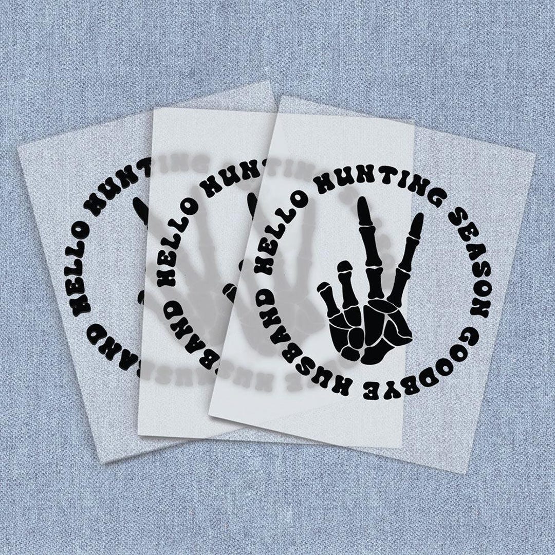 Hunting Season Peace, DTF Heat Transfer, Iron-on Transfer, Direct-to ...