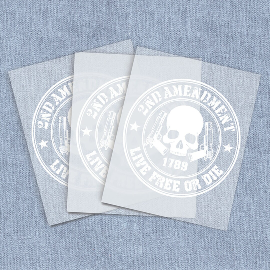 2nd Amendment DTF Heat Transfer, Second Amendment Direct-to-film Iron-on Transfer, Full Color ...